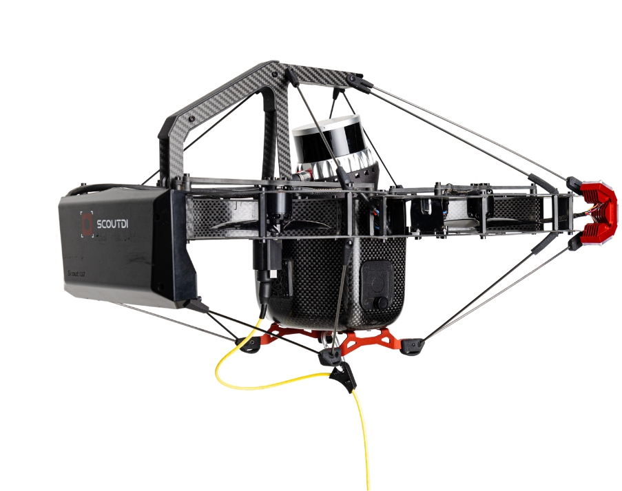 Scout 137 | Tethered Indoor Drone | For GPS-Denied Environments – Measur Drones